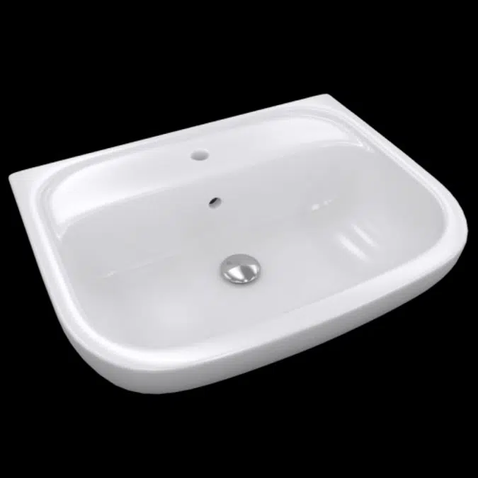 BIM objects - Free download! COTTO C0141 Brio wall hung basin | BIMobject