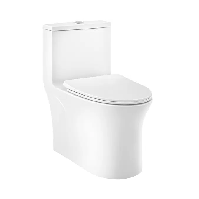 BIM objects - Free download! COTTO Toilets Bright One Piece Toilet ...
