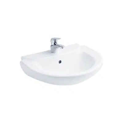 BIM objects - Free download! COTTO Basin Wall Hung GEO SC00657 | BIMobject
