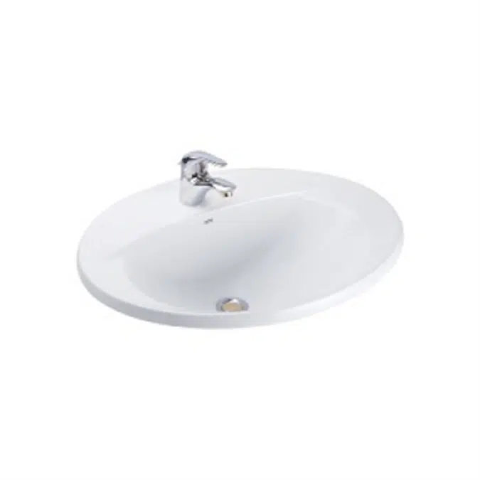 BIM objects - Free download! COTTO Counter top basin Serena C02607 ...