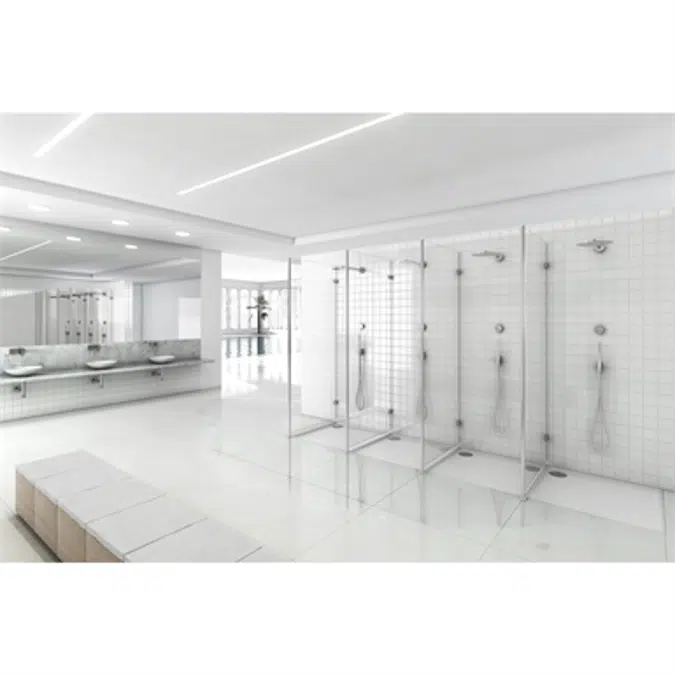 Objetos BIM - ¡Descarga gratis! Shower of the Future, Floor Integrated ...