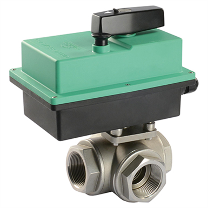 BIM objects - Free download! DN32 AISI 316 MOTORISED VALVE UNIVERSAL ...