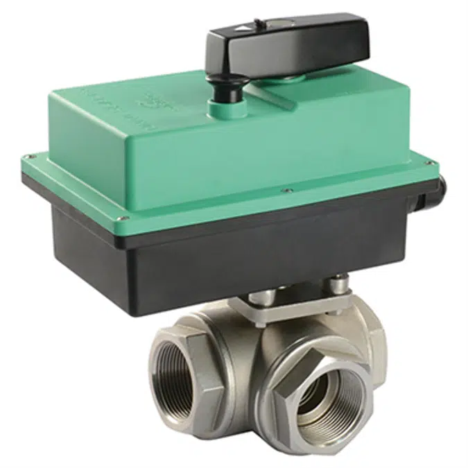 BIM objects - Free download! DN25 AISI 316 MOTORISED VALVE UNIVERSAL ...