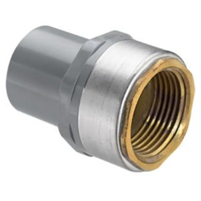 BIM objects - Free download! SCH80 CPVC/PVC Female Spigot Adapter (Spig ...