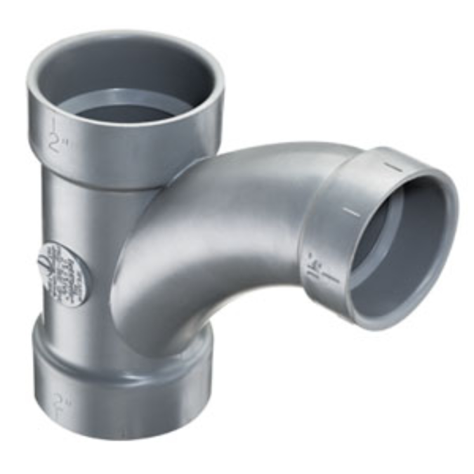 BIM objects - Free download! OceanTUFF™ Combination Wye + 1/8 Bend ...