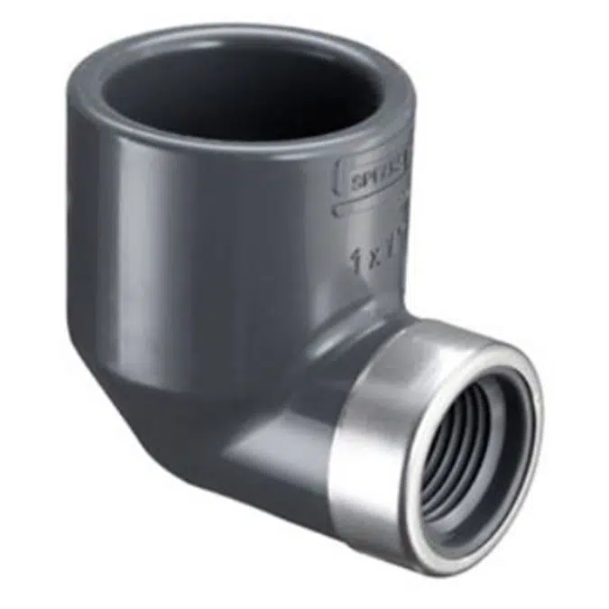 Objetos BIM - ¡Descarga gratis! SCH80 CPVC/PVC 90° Ell - Reducing (Soc ...