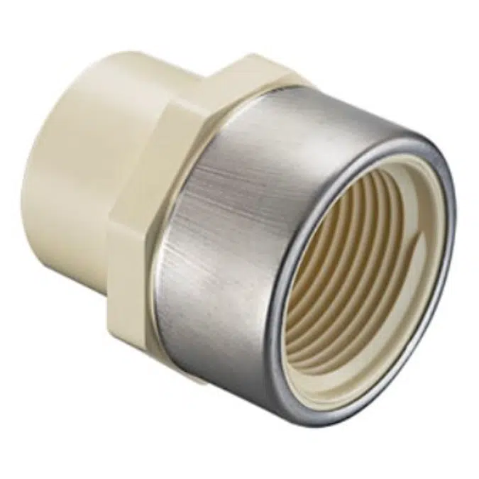 BIM objects - Free download! EverTUFF® CTS CPVC Female Adapter - CPVC ...