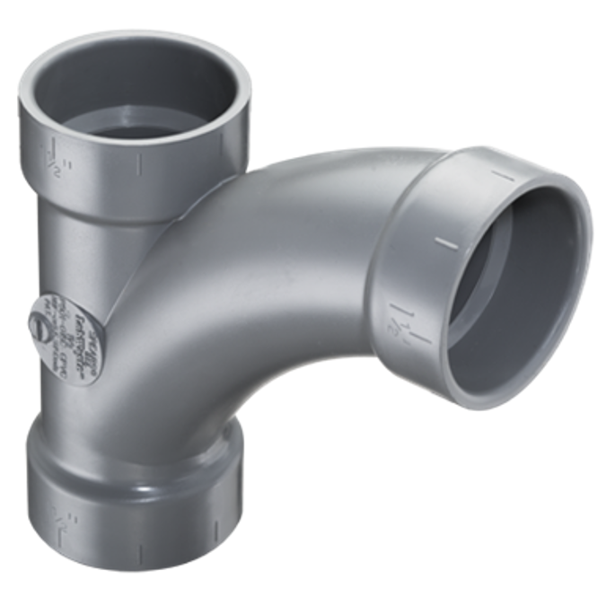 Об'єкти BIM – скачати безкоштовно! LabWaste® Combination Wye & 1/8 Bend ...