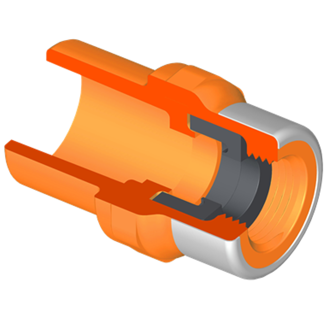 BIM objects - Free download! FlameGuard® CPVC SofTorque™ Spigot Female ...