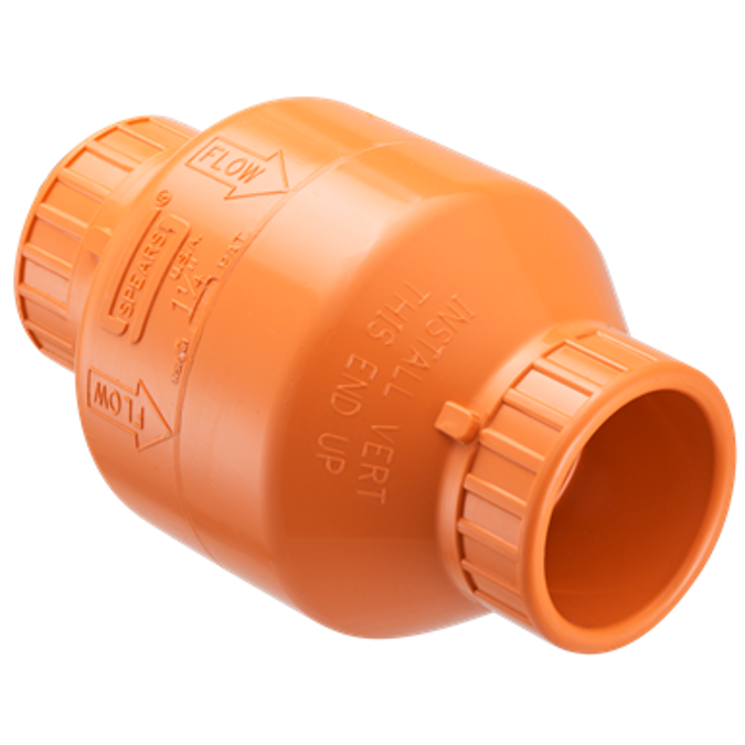 BIM objects - Free download! FlameGuard® CPVC CPVC Swing Check Valves ...