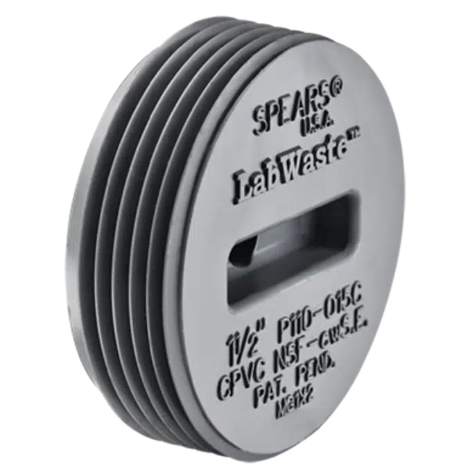 BIM objects - Free download! LabWaste® Counter Sunk Clean Out Plug ...