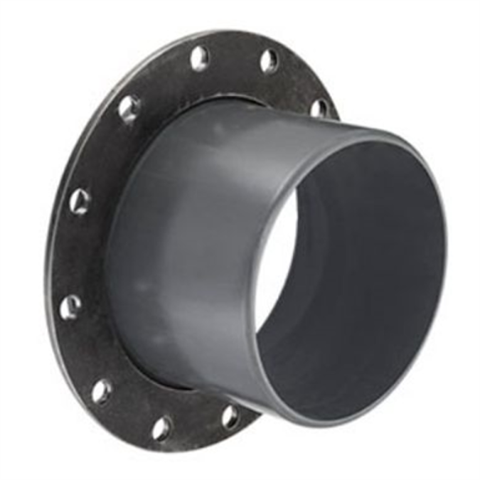 BIM objects - Free download! SCH80 CPVC/PVC Vanstone Flange w/ Steel ...