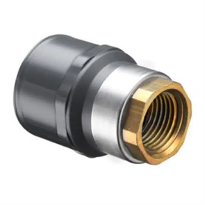 BIM objects - Free download! SCH80 CPVC/PVC Female Adapter - Reducing ...