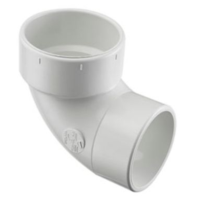 BIM objects - Free download! DWV PVC Vent Ell, Street | BIMobject