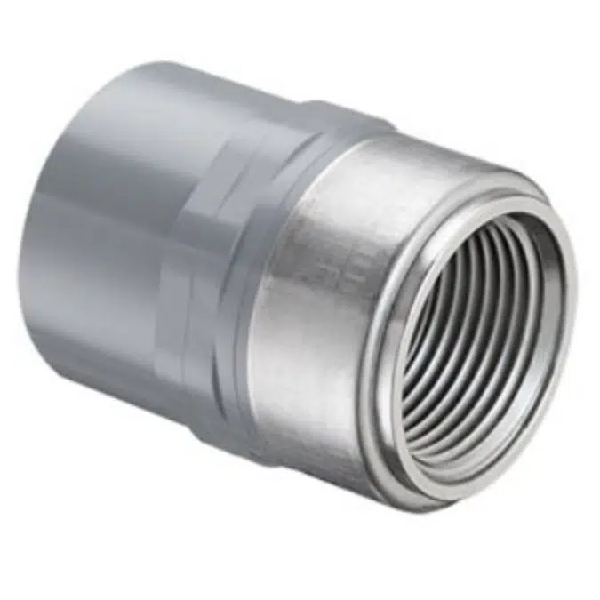 BIM objects - Free download! Marine Female Adapter - Stainless Steel ...