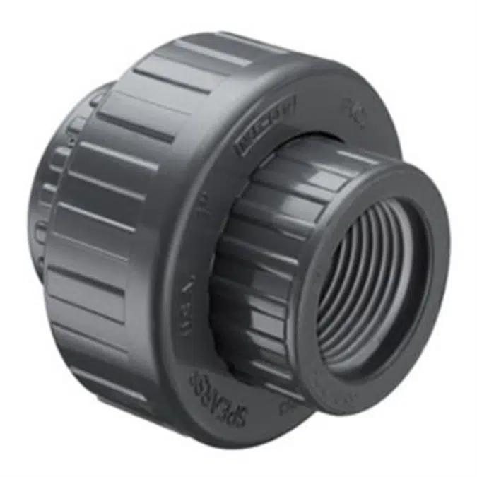 Objetos BIM - ¡Descarga gratis! SCH80 CPVC/PVC Union - Transition (FBsp ...
