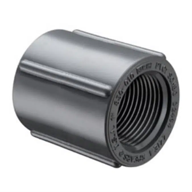 Objetos BIM - ¡Descarga gratis! SCH80 CPVC/PVC Coupling (Fpt ...