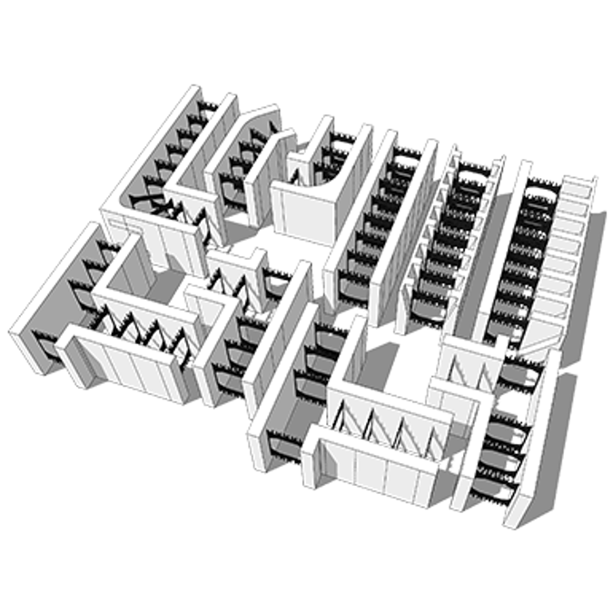 BIM objects - Free download! Amvic - R22 8in Insulated Concrete Forms ...