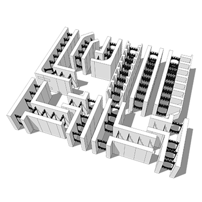 BIM objects - Free download! Amvic - R22 6in Insulated Concrete Forms ...