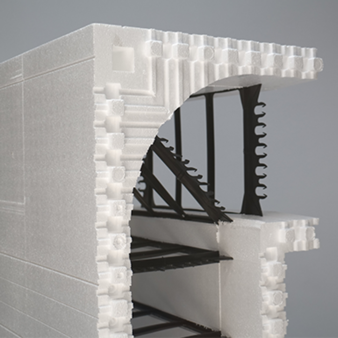 BIM objects - Free download! Amvic - R22 10in Insulated Concrete Forms ...