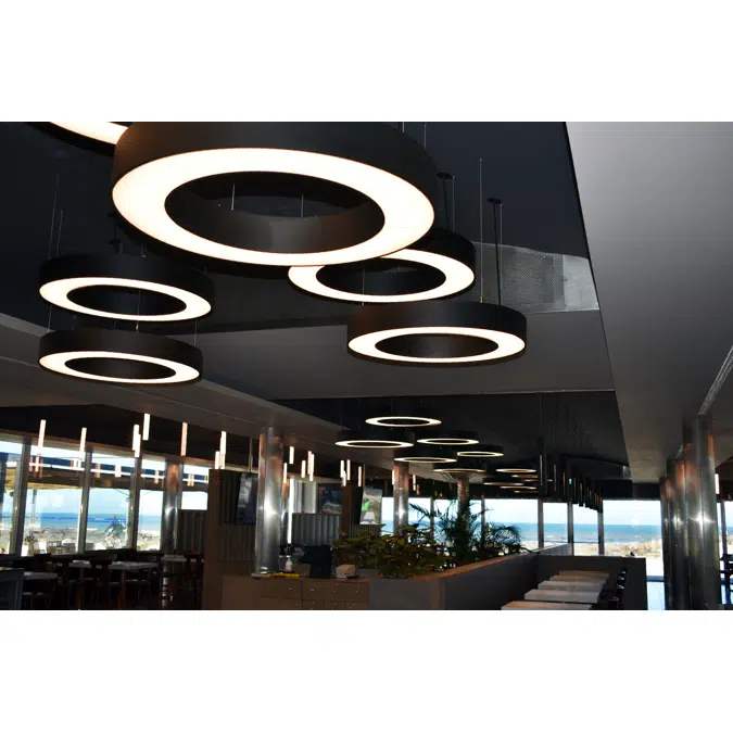 BIM objects - Free download! Circular Ring Suspended Ø900 Opt1 | BIMobject