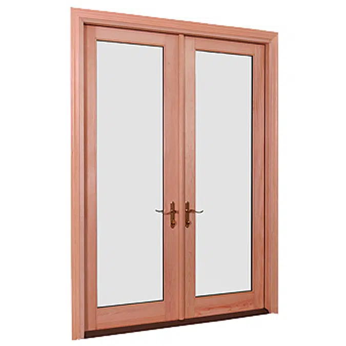 BIM objects - Free download! Aspen Outswing French Door | BIMobject