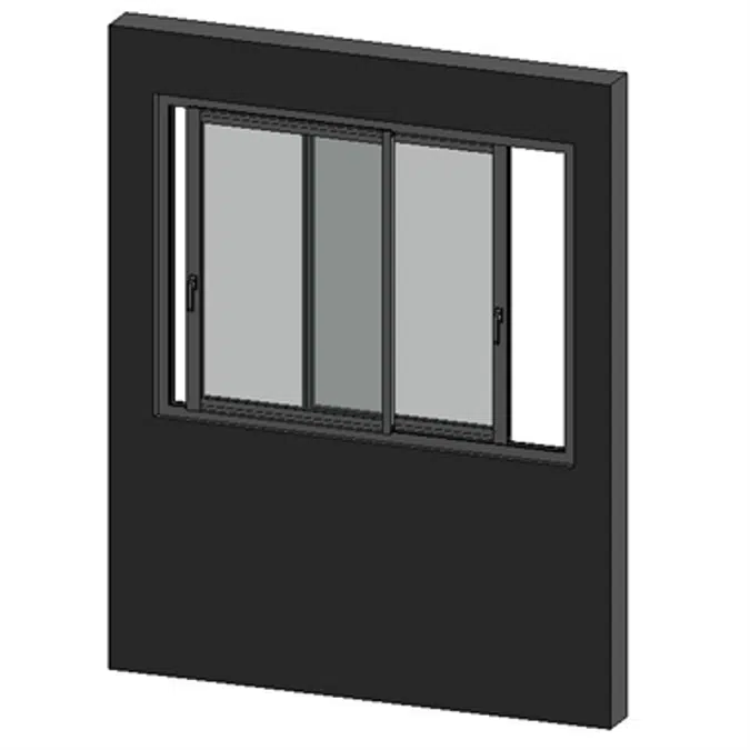 Objetos BIM - ¡Descarga gratis! Domal Slider Window Slide TB65, 2 Vent ...