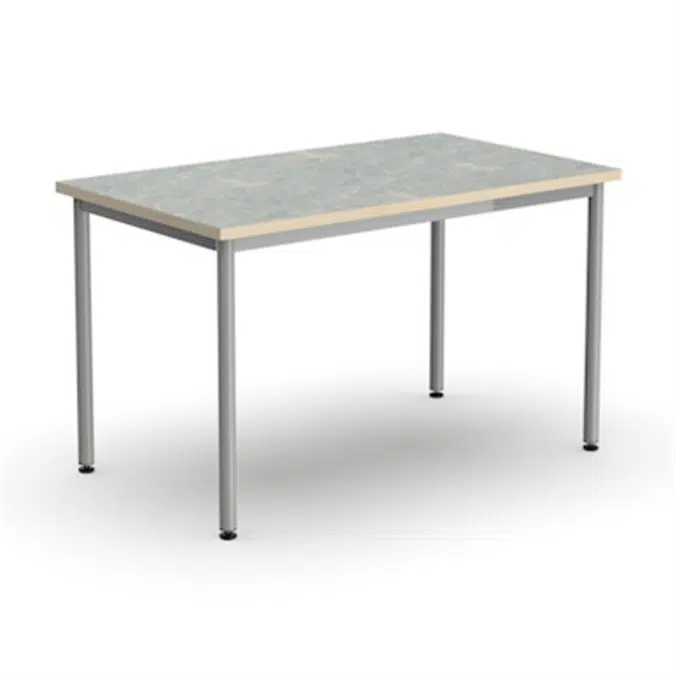 BIM objects - Free download! Student table Decibel, 120 x 70 cm | BIMobject