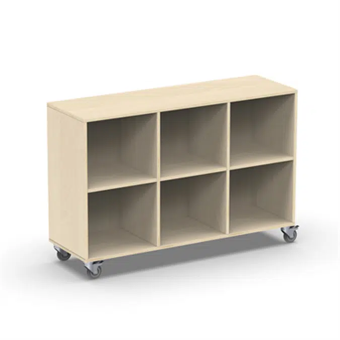 BIM objects - Free download! Cabinet Max with back and boxes, 120 x 80 ...