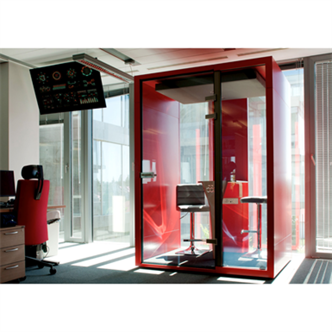BIM objects - Free download! Phone Booth M double pod | BIMobject