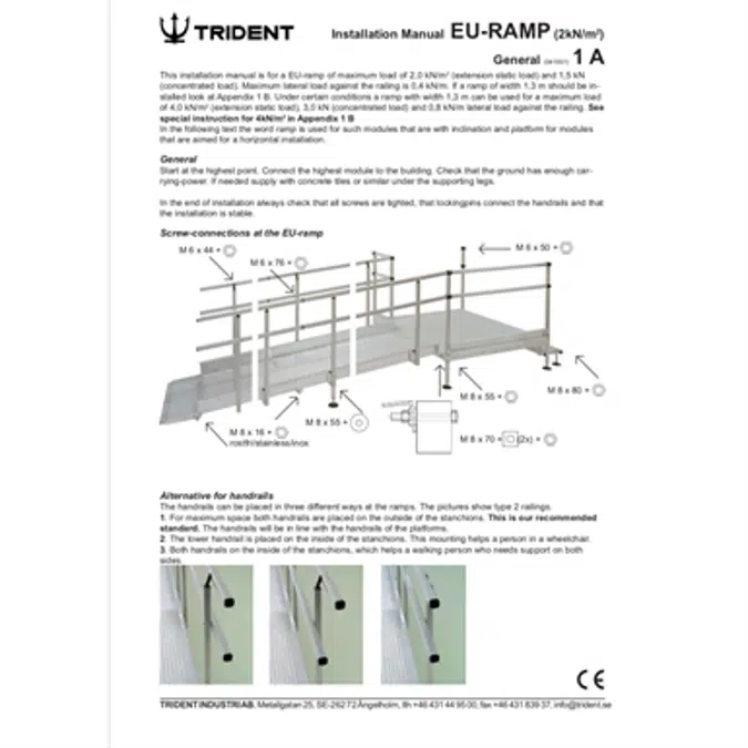 BIM objects - Free download! Installation Manual EU-RAMP | BIMobject