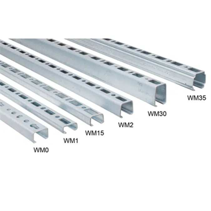 BIM objects - Free download! BIS RapidRail® Fixing Rail WM15 | BIMobject
