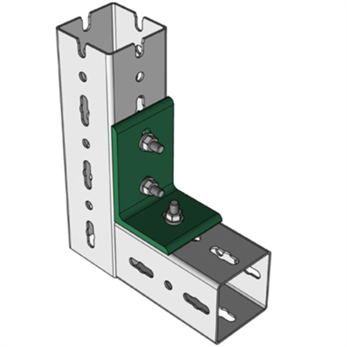 BIM objects - Free download! Maxx Profile Connector 90° | BIMobject