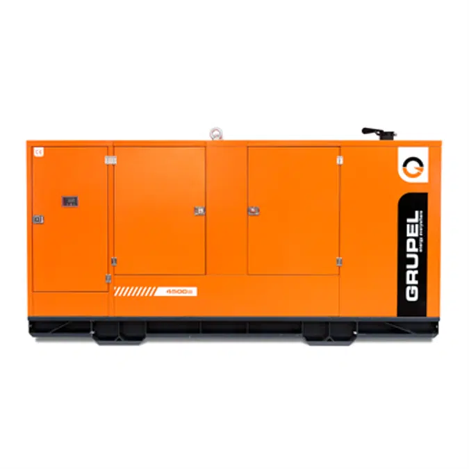 BIM objects - Free download! Soundproof Perkins Generator 605kVA ...