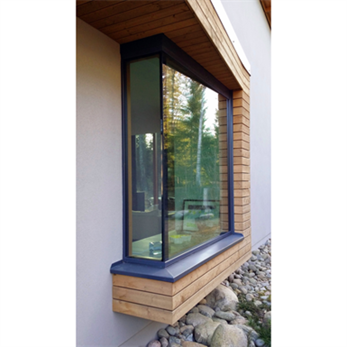 BIM objects - Free download! Corner Window | BIMobject
