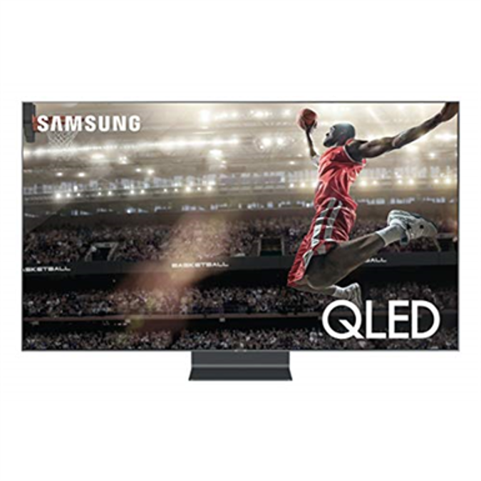BIM objects - Free download! Samsung QN65Q90RAFXZA Flat 65-Inch QLED 4K ...