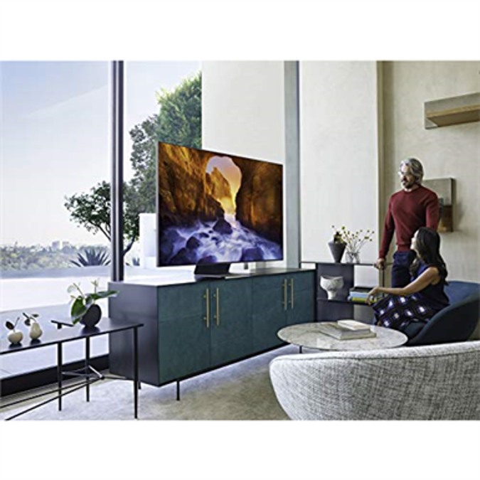 BIM objects - Free download! Samsung QN65Q90RAFXZA Flat 65-Inch QLED 4K ...