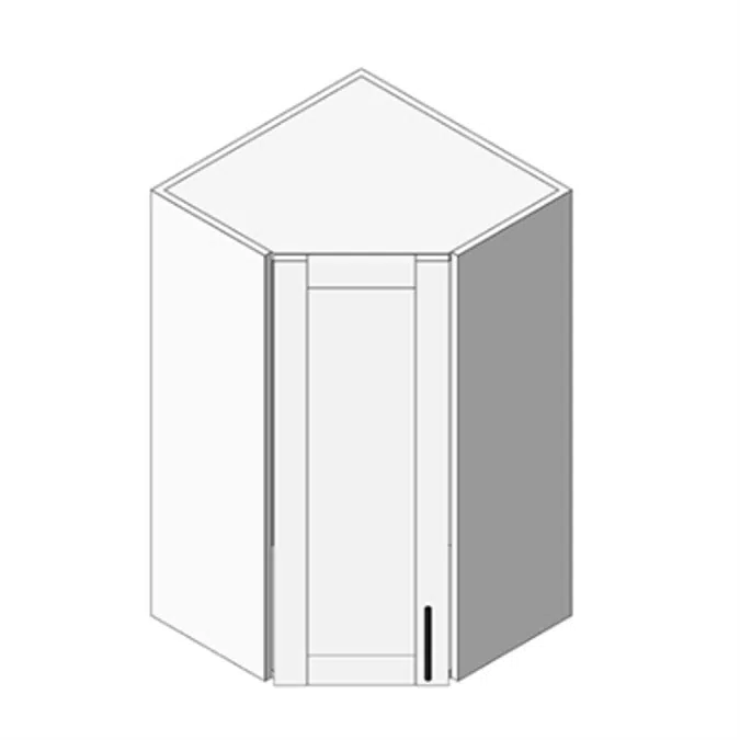BIM objects - Free download! Diagonal Corner Wall: 1 Full Height Door ...
