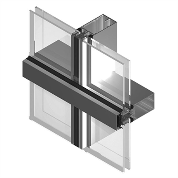 BIM objects - Free download! MX Trame Curtain Walling | BIMobject