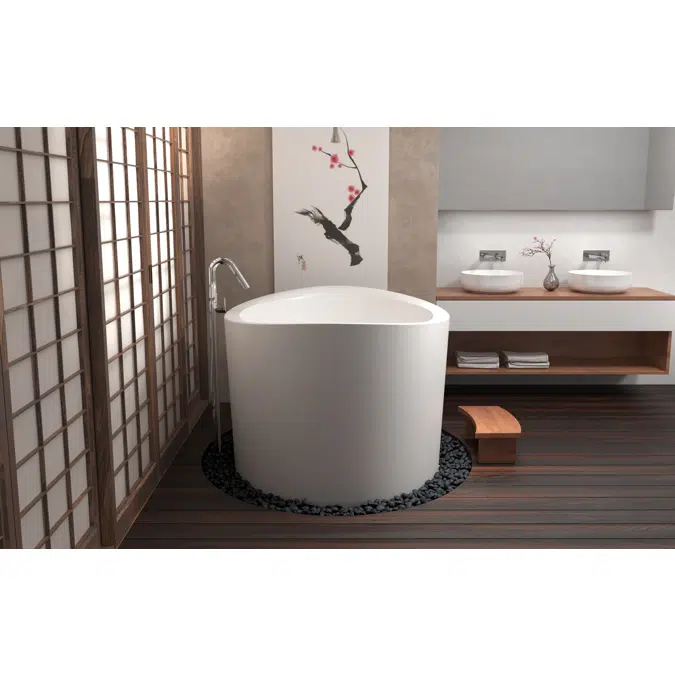 BIM objects - Free download! Aquatica True Ofuro Duo | BIMobject