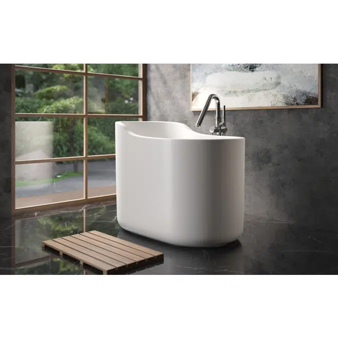 BIM objects - Free download! Aquatica True Ofuro Nano | BIMobject