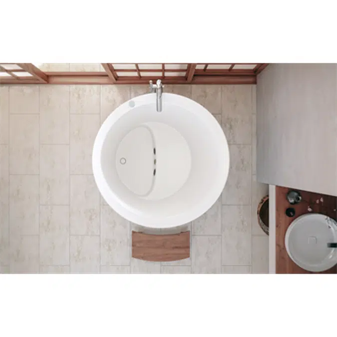 Objetos BIM - ¡Descarga gratis! Aquatica True Ofuro Mini Heated | BIMobject