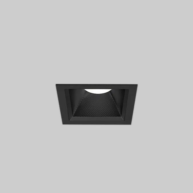 BIM objects - Free download! AERA 3 DEEP DOWNLIGHT, Recessed Square ...