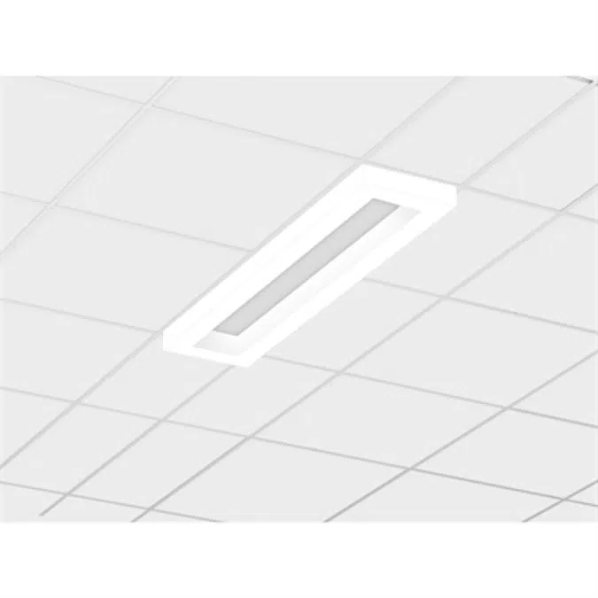 BIM objects - Free download! POLY, Recessed 1x4 | BIMobject