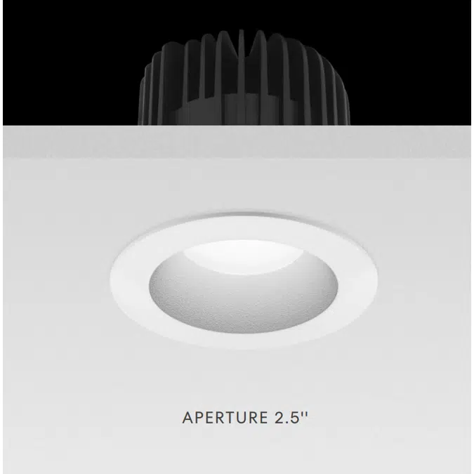 BIM objects - Free download! LIVV 2.5 DOWNLIGHT, Round Recessed ...