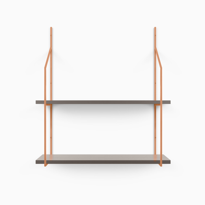 BIM objects - Free download! Verne Wall Mounted Shelves | BIMobject
