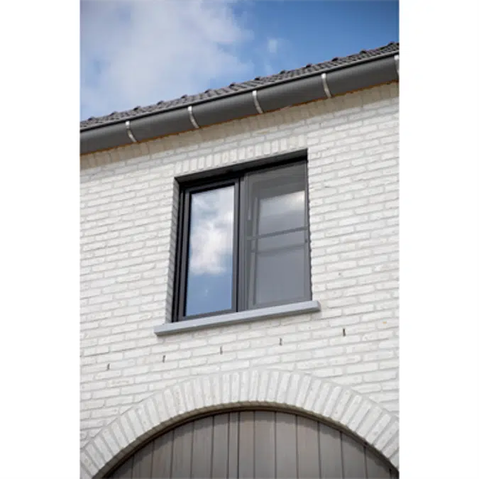 BIM objects - Free download! Zendow#neo Single Window - Face mounted ...