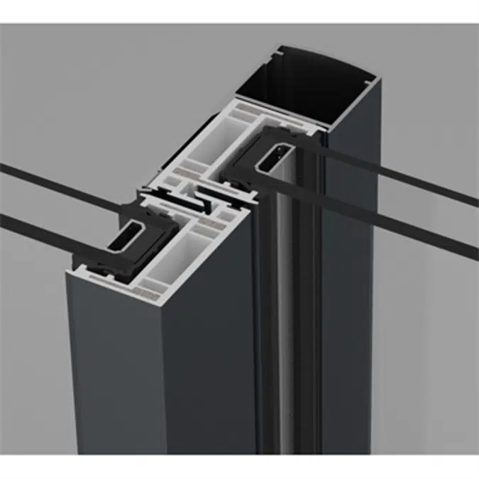 BIM objects - Free download! iSlide#neo 2-Leaf Sliding Door - Face ...
