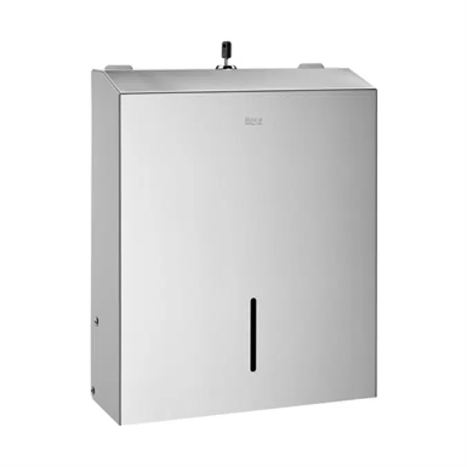BIM objects - Free download! Public Wall-mounted towel dispenser ...