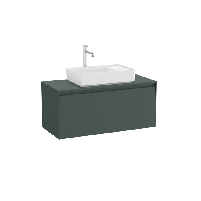 Objetos BIM - ¡Descarga gratis! ONA Base unit for over countertop basin with one drawer | BIMobject